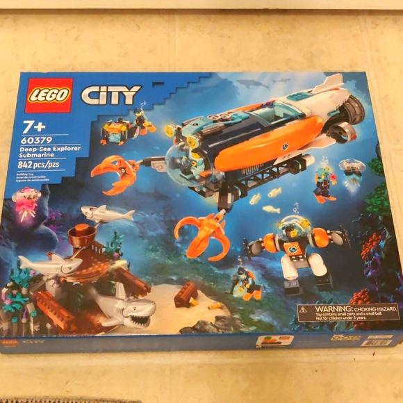 Lego | Toys | Lego 6379 City Deepsea Explorer Submarine Building Kit ...